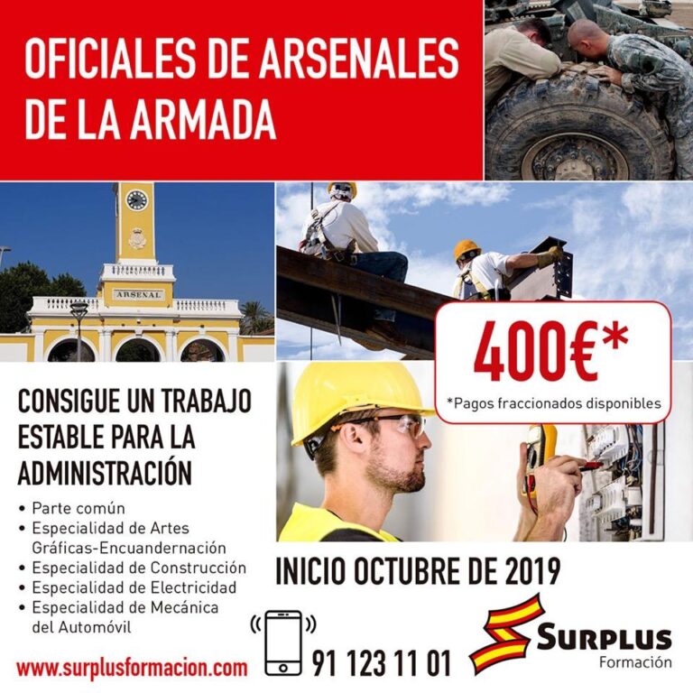 Oficiales de arsenales de la armada