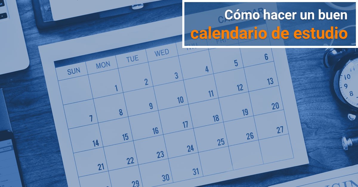 Como hacer un planning de estudio