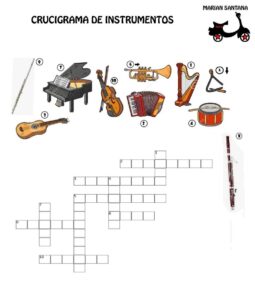 Instrumento musical de viento y teclado crucigrama