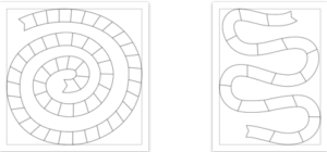 Plantilla juego de la oca para imprimir