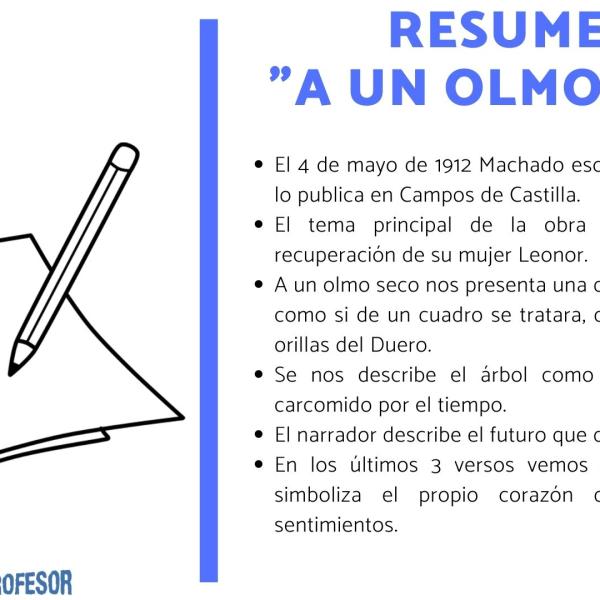A un olmo seco recursos literarios